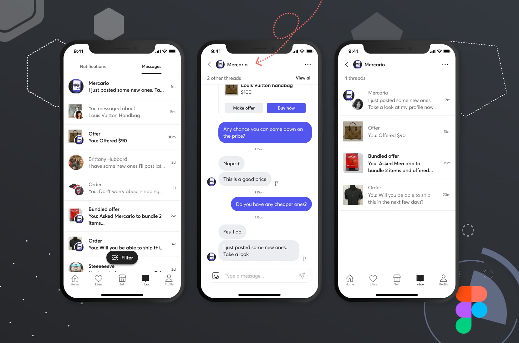 Figma: Direct messages - Matt Pine